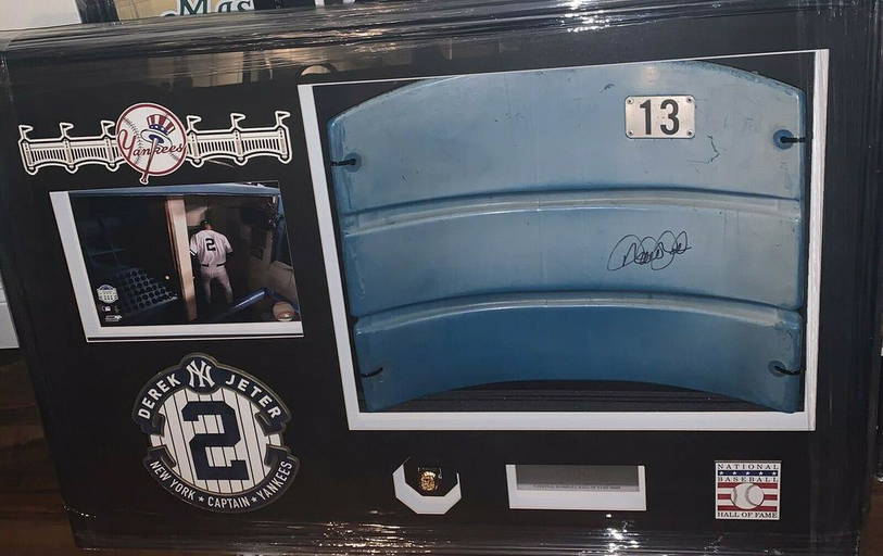 Derek Jeter Autographed Original Yankee Stadium Seat
