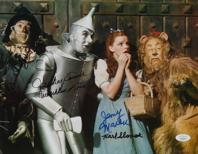 Jerry Maren Signed Autographed 8x10 Photo The Wizard Of Oz Munchkin Jsa