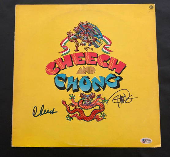 Cheech And Chong Signed Album Vinyl Lp Autograph