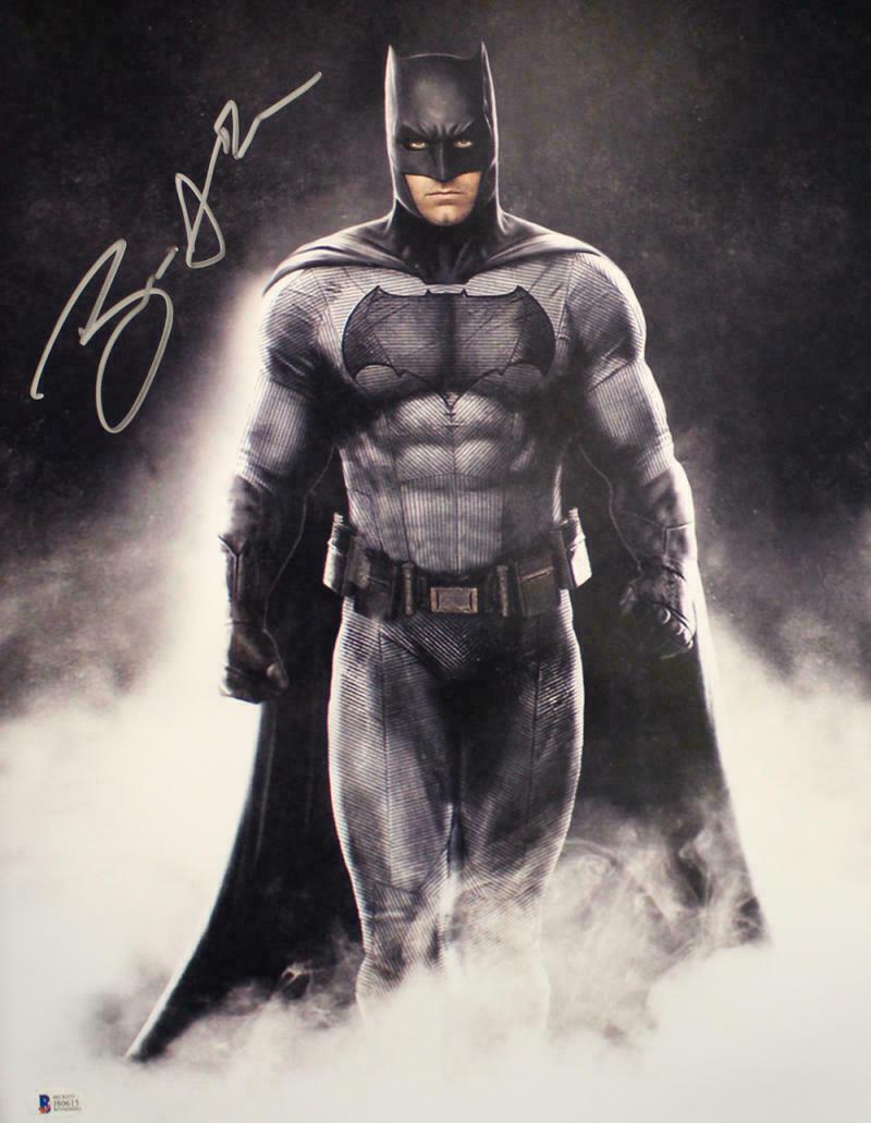 Ben Affleck Autographed/Signed Batman 16x20 Photo BAS - Apr 17, 2021 ...