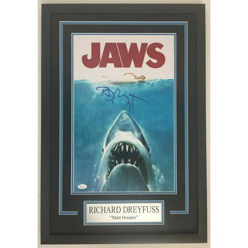 Richard Dreyfuss Autograph Signed Jaws 11x17 Poster Jsa
