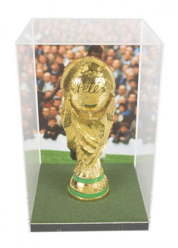 Pelé Signed Fifa World Cup Jules Rimet Replica Trophy E