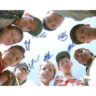 1993 "the Sandlot" Movie 8x10 Signed By Three Actors: Brandon Adams ...