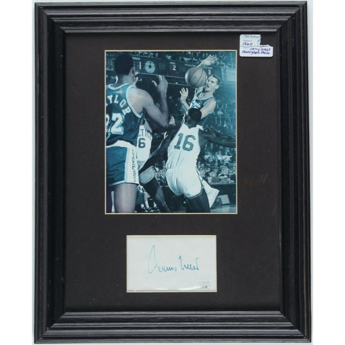 Jerry West Signed Lakers 12.5x15.5 Custom Framed Cut - Oct 15, 2021 ...