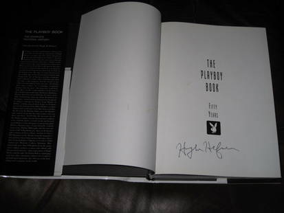 Hugh Hefner Signed "brown Book" Playboy Proof