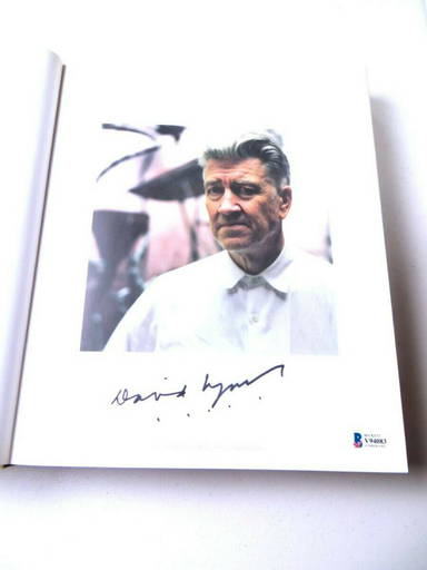 David Lynch Signed Hardcover Book Director (bas Coa)