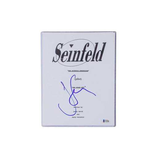 JERRY SEINFELD SIGNED SEINELD FULL PILOT THE STAKE OUT TV SHOW SCRIPT ...