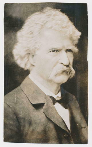 Mark Twain Portrait Original Photograph. Type 3 C.1900