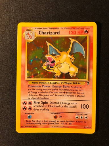 Charizard Legendary Collection Holo Rare 3/110 Pokemon Card WOTC ...