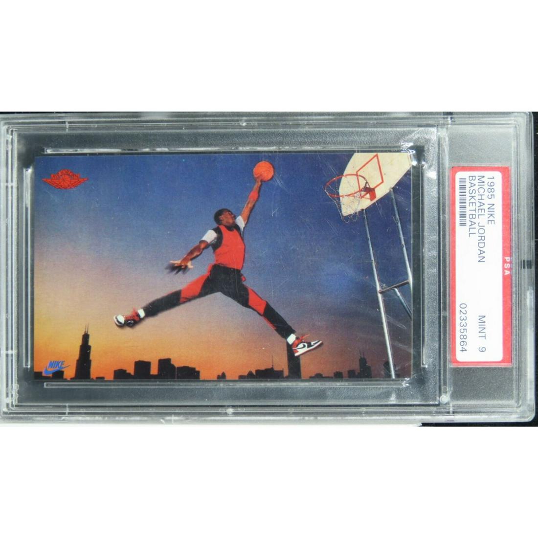 1985 Nike Michael Jordan Promo Rookie Psa 9