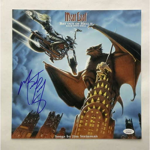 MEAT LOAF SIGNED 12X12 ALBUM FLAT - BAT OUT OF HELL BACK INTO HELL (JSA COA) - Aug 20, 2022 ...