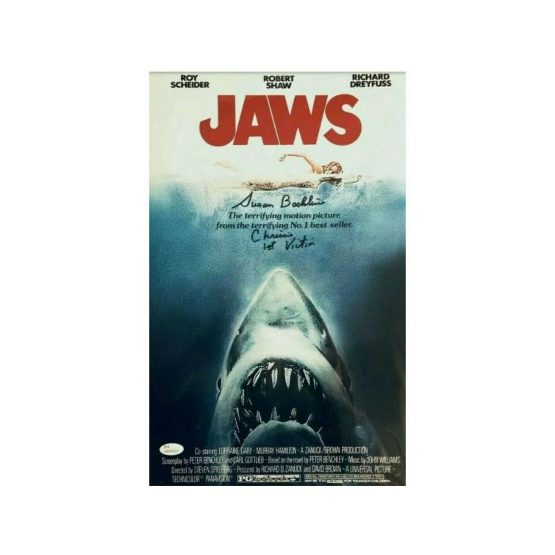 Jaws Susan Backlinie Signed With Inscriptions 8x10 Glossy Movie Poster ...