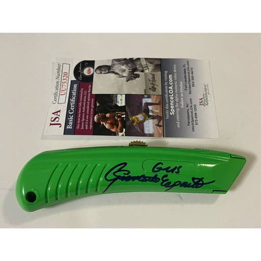GIANCARLO ESPOSITO SIGNED GREEN BOX CUTTER GUS FRING BREAKING BAD (JSA ...