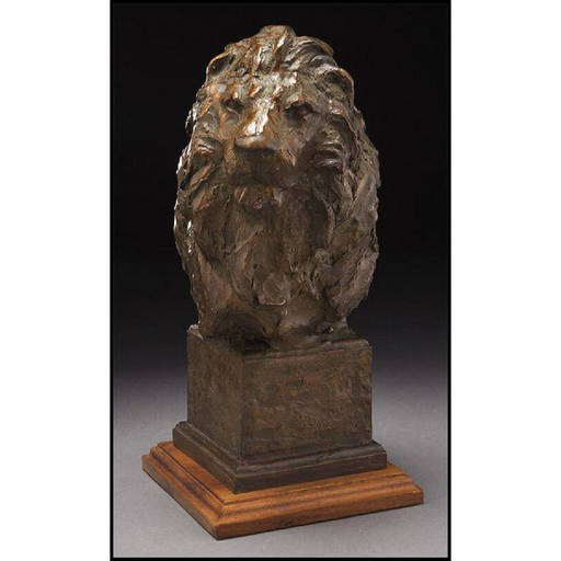 Sandy Scott Signed Original Bronze Lion Sculpture (#0364) on Dec 17 ...