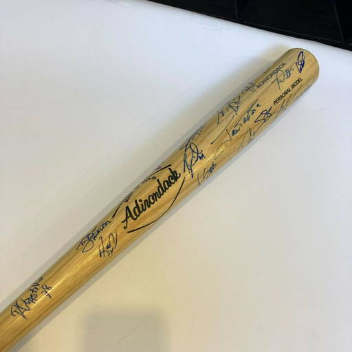 Rookie Prospects Signed Baseball Bat With 25+ Signatures Including ...