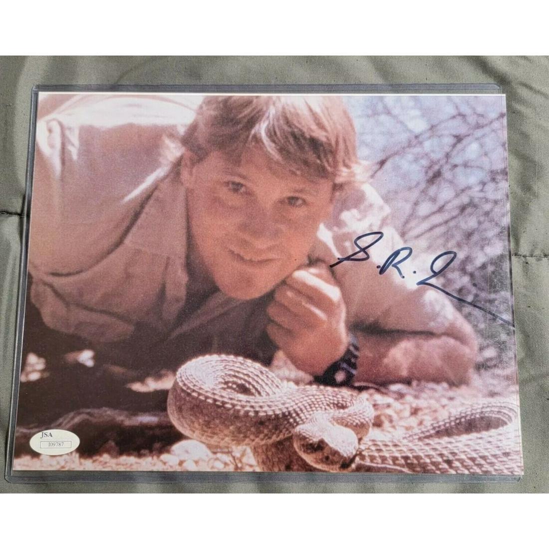 Steve Irwin Signed 8x10 Photo (jsa Coa)