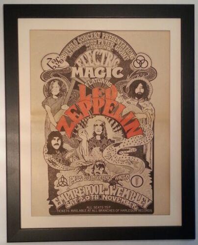 Led Zeppelin*wembley*1971*rare*original Poster