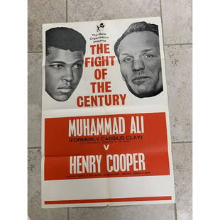 Original Vintage Boxing Poster 1920s