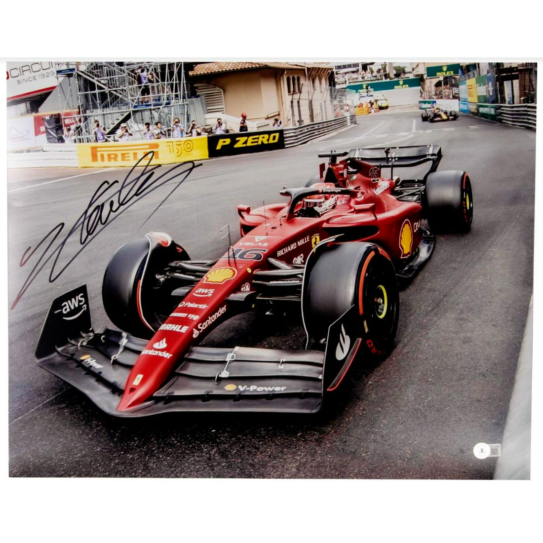 Charles Leclerc Signed 12' x 16' Photograph (Beckett COA) - Mar 09 ...
