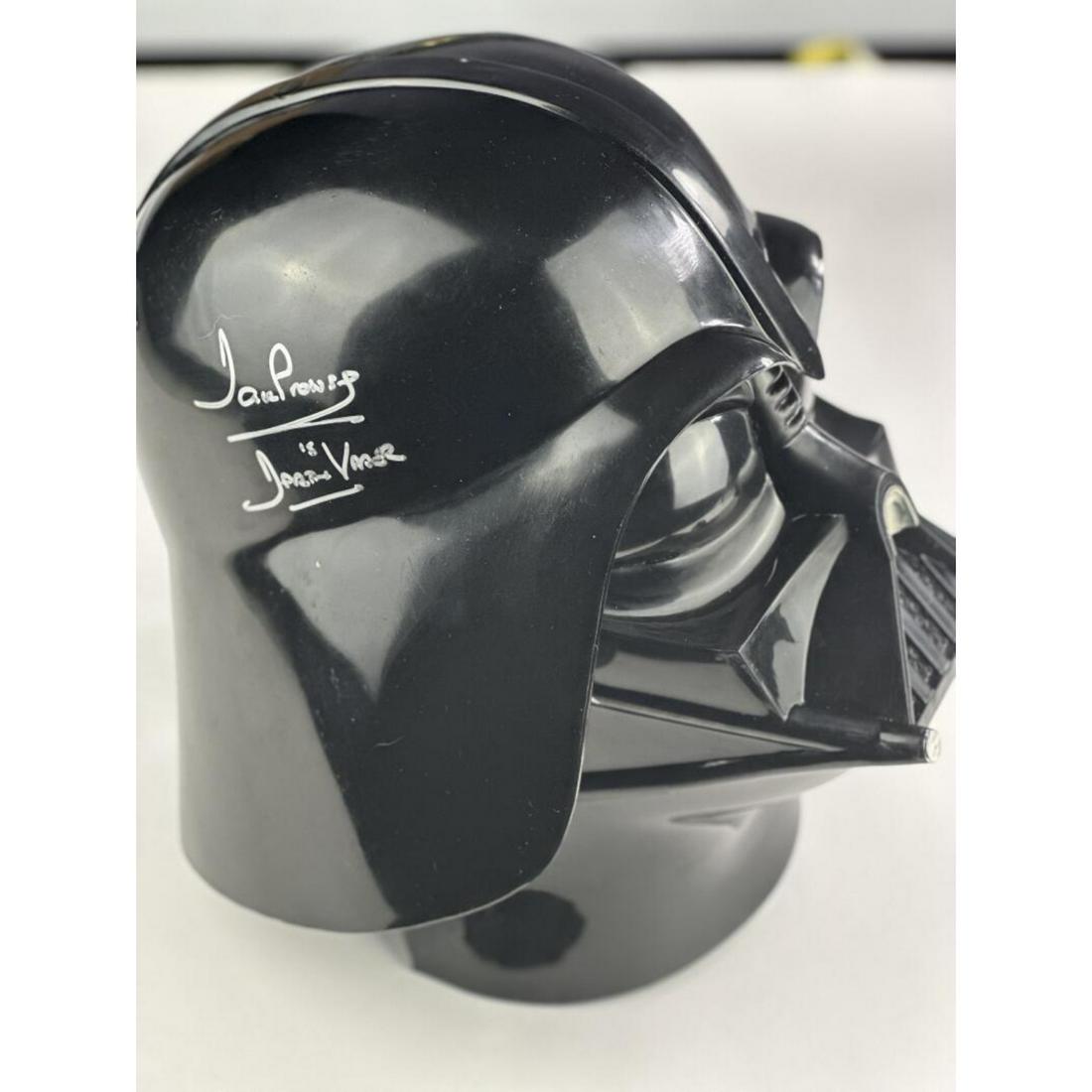 DAVID DAVE PROWSE SIGNED FULL SIZE DARTH VADER HELMET STAR WARS ROTJ ...
