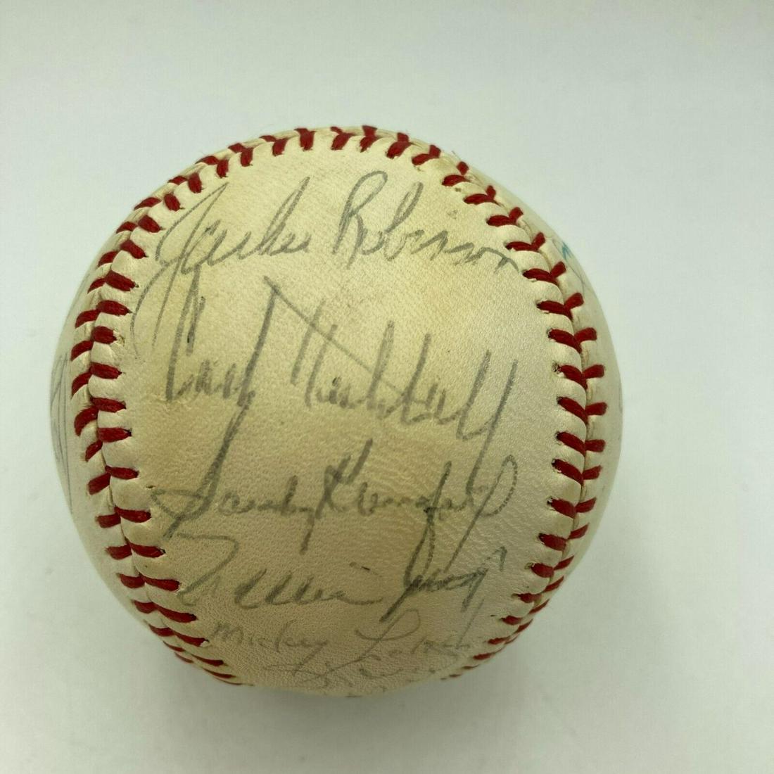 Rare~ 1960's Hall Of Famers & Stars Multi Signed Baseball With 23 ...