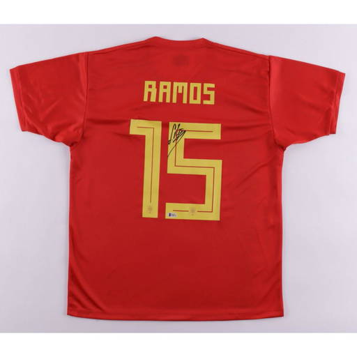 Sergio Ramos Signed Jersey (beckett)