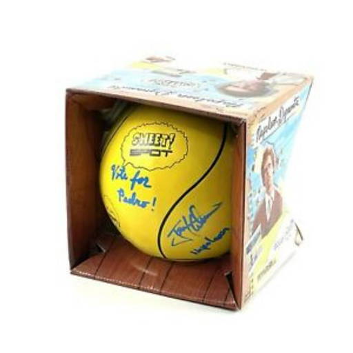 Jon Heder Signed & Inscribed "napoleon Dynamite" Replica Tetherball ...