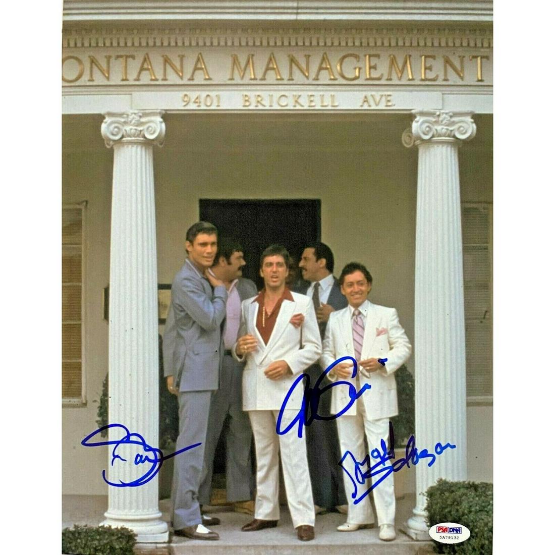 Al Pacino, Steven Bauer & Angel Salazar Signed 11x14 "scarface" Photo ...
