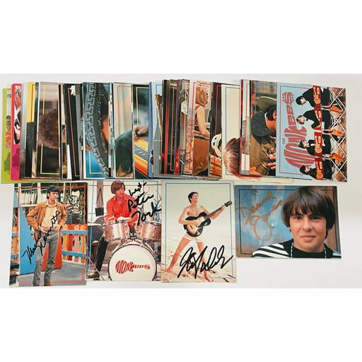 The Monkees Signed Autograph Trading Cards Set Jones,nesmith,dolenz ...