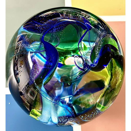 5" Modern Art Glass Sculpture