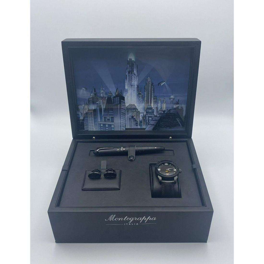 Limited Edition Montegrappa Italia Batman Set /500~ Cufflinks, Watch ...