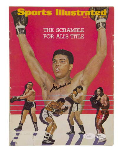 Muhammad Ali Signed 1967 Sports Illustrated 'the Scramble For Ali's ...