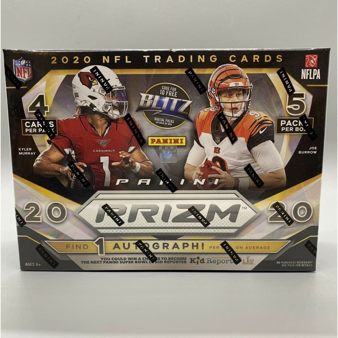 2020 Panini Prizm Nfl Football Mega Box Sealed Auction
