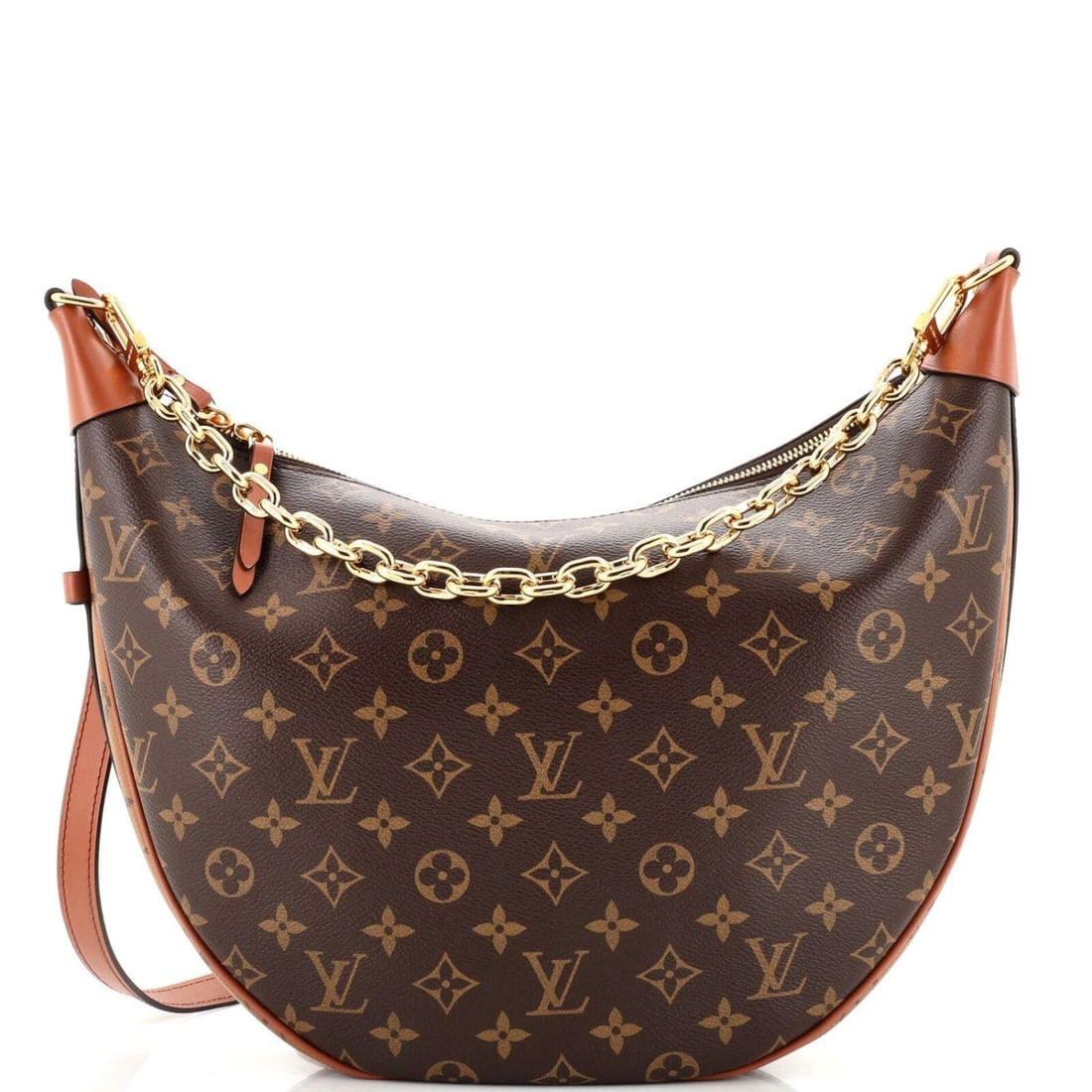 Louis Vuitton Loop Hobo Reverse Monogram Canvas Brown Auction