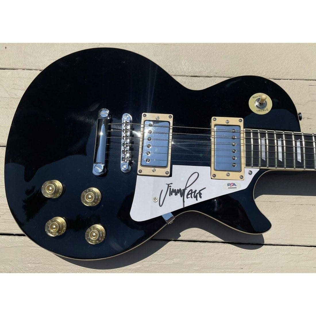 Jimmy Page Signed Limited Edition Guitar (psa Loa) Auction