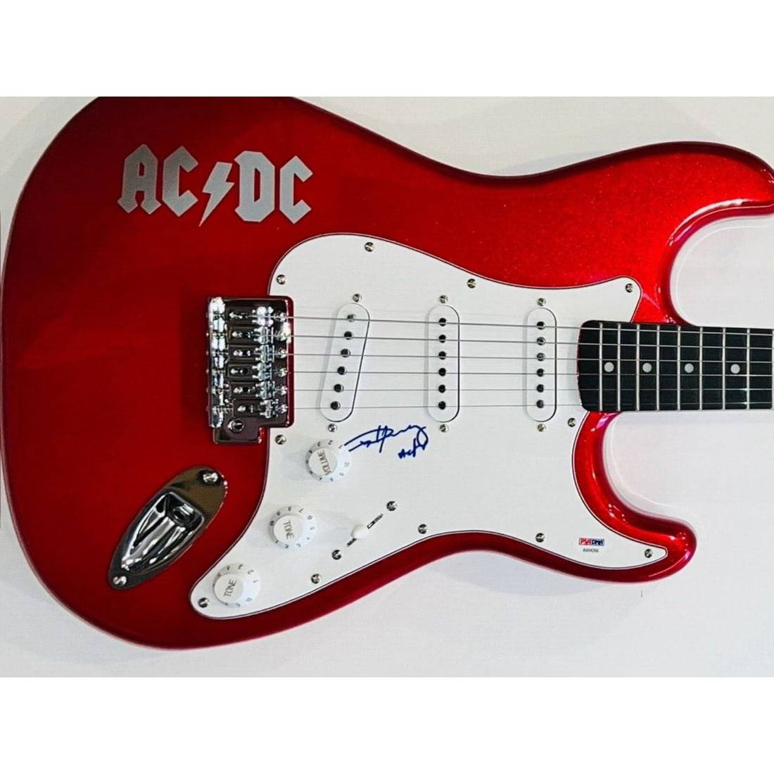 Angus Young Ac/dc Signed Electric Guitar (psa Coa) Auction
