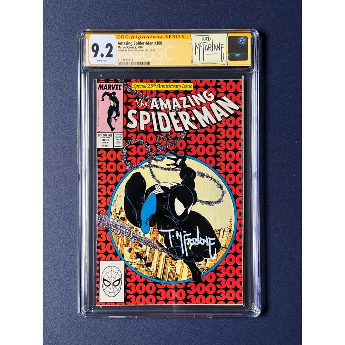 Amazing Spider Man #300 Cgc 9.2 Comic Book Signed Autograph Todd ...