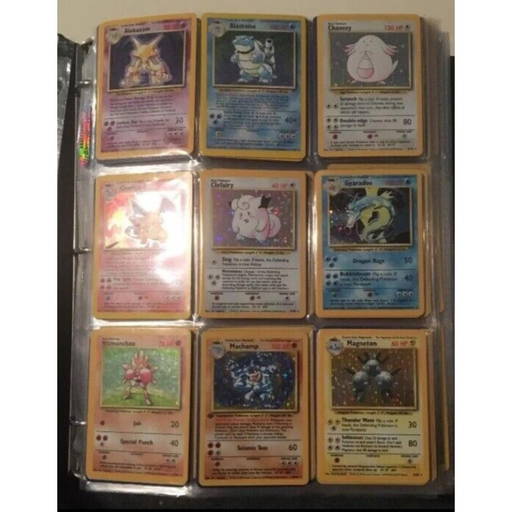 Complete Pokemon Base Set Cards 102/102