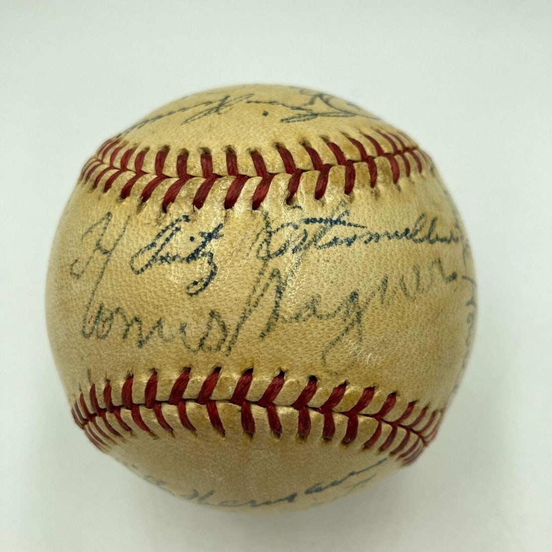 1947 Pittsburgh Pirates Multi-signed Baseball W/21 Signatures Including ...