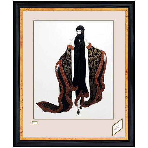 Erte Signed & Framed Serigraph Original Embossed Hand~ Edition Of /300