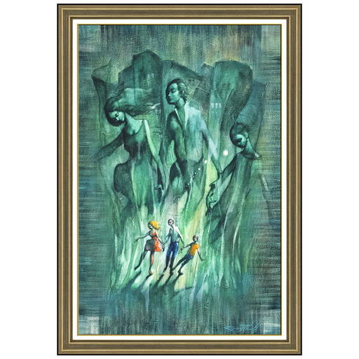 Raymond Howell Signed & Framed Original Oil Painting On Board