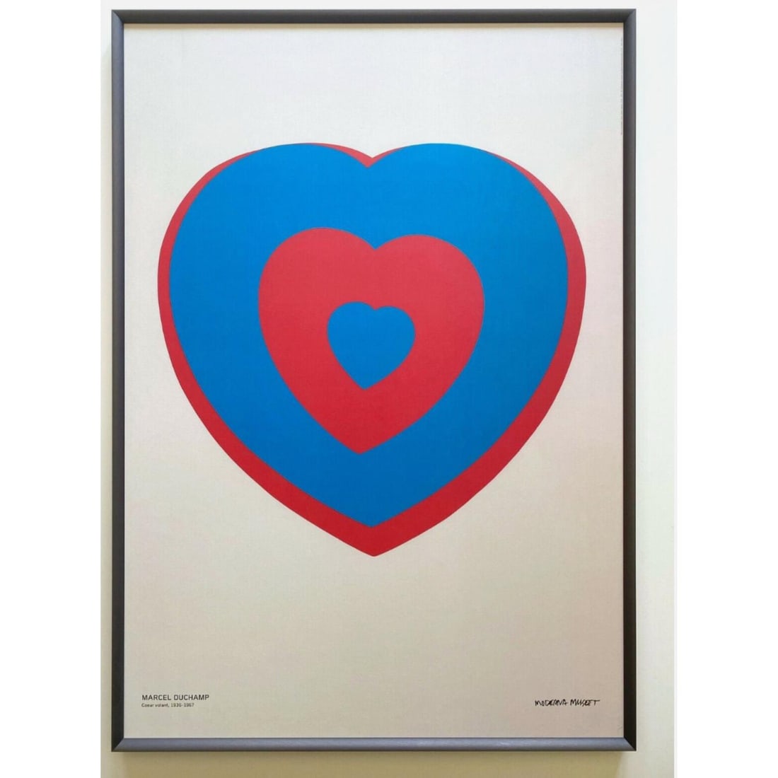 " Coeur Volant " 1936 Marcel Duchamp Lithograph Print Framed Modernist ...