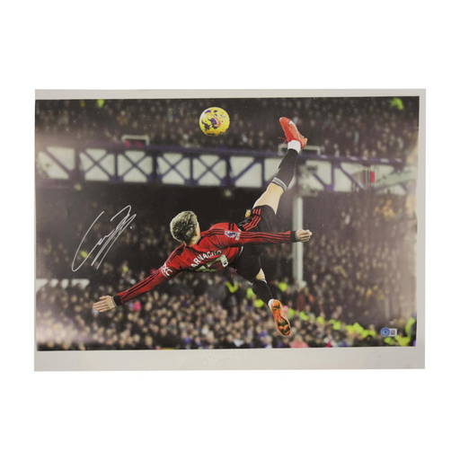 Alejandro Garnacho Signed Manchester United 16x24 Photo (beckett)