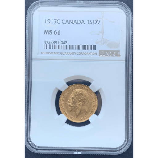 Rare*1917 Gold Sovereign*canada* 22ct Gold