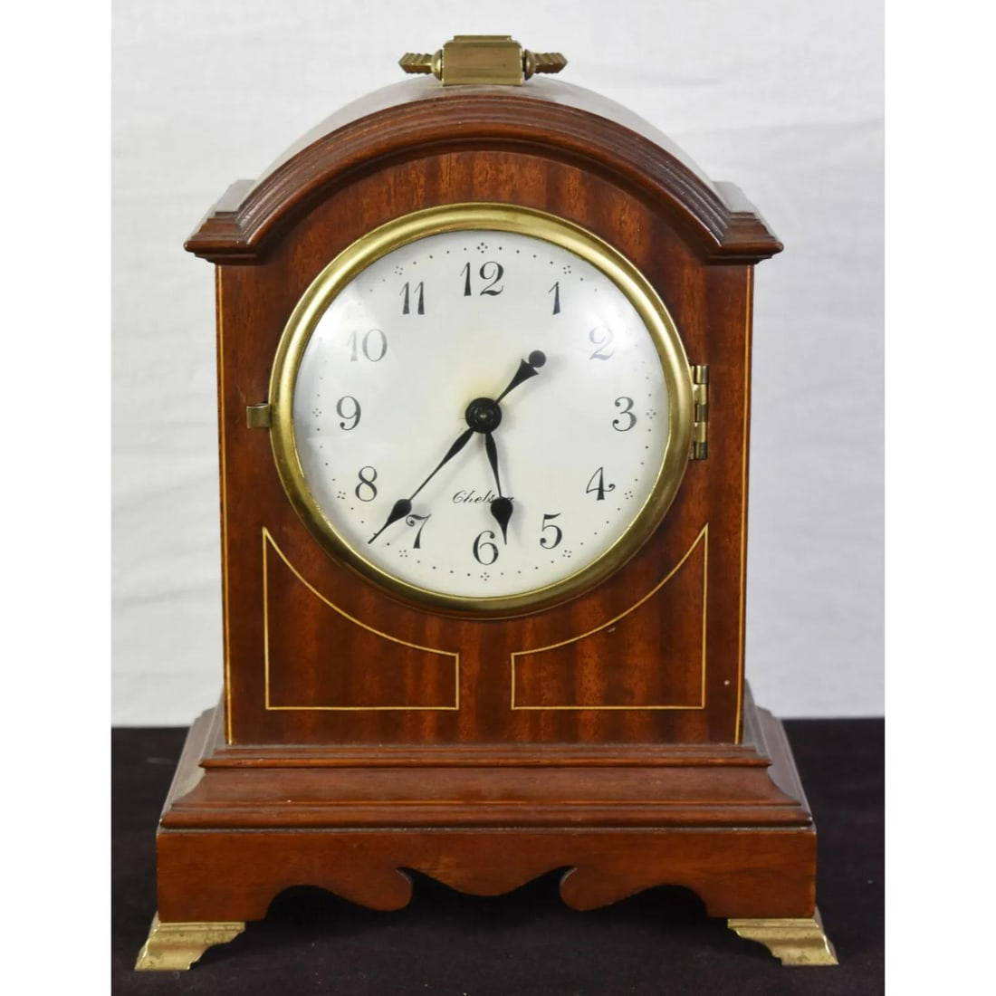 **williamsburg**chelsea** Mahogany Cased *wythe* Bracket Clock Rare Auction