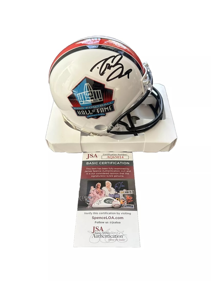 Drew Brees Signed Hall Of Fame Mini Helmet Jsa Coa Autograph New ...