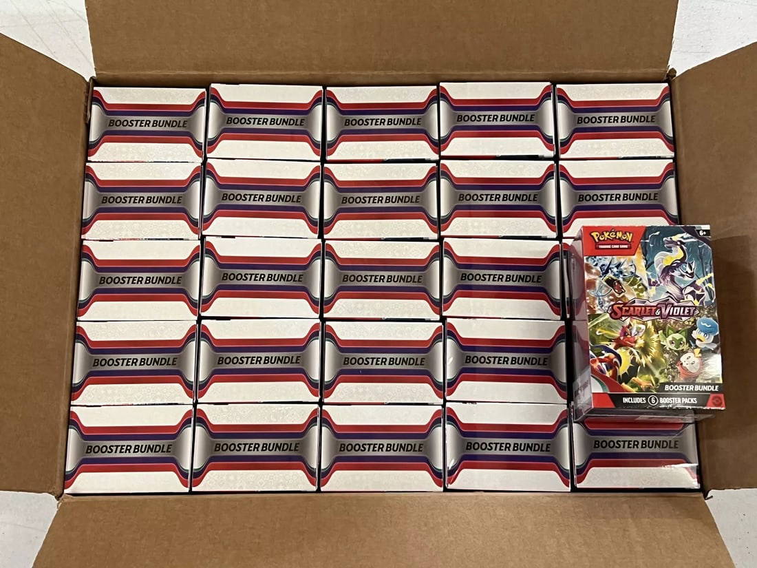 Pokemon Scarlet & Violet (sv01) Booster Bundle Sealed Case (25 Boxes ...
