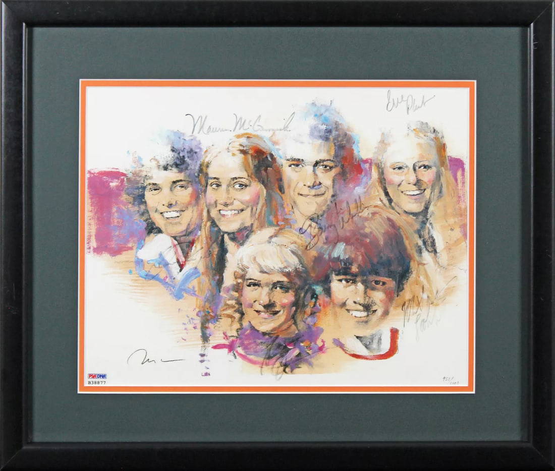 Brady Bunch Mccormick, Williams +4 Signed & Framed 11x14 Litho Le #951/ ...