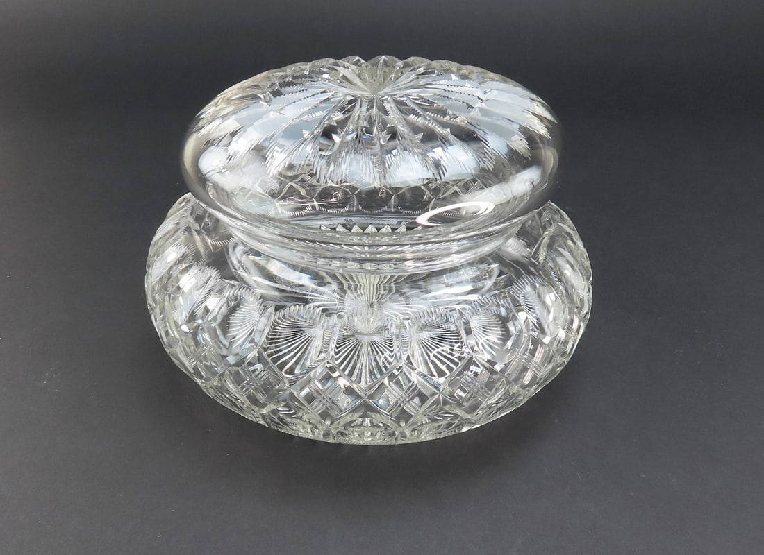 Fabulous Huge Libbey Abp American Brilliant Period Cut Glass Dresser ...