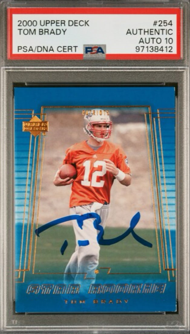 2000 Tom Brady Upper Deck Rookie Auto Psa 10 - Jul 24, 2025 | Activity ...